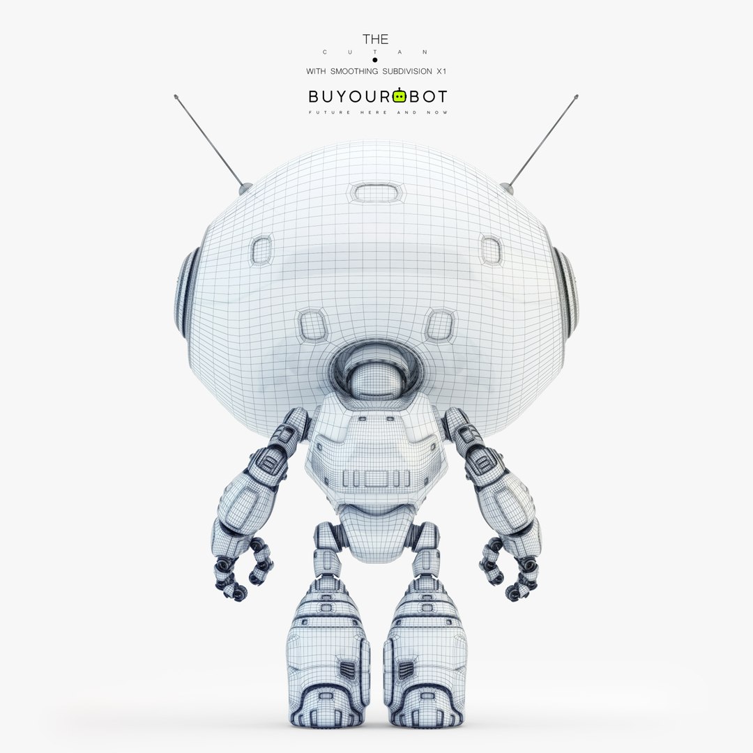 3D Model Companion Lovely Robot - TurboSquid 1473275
