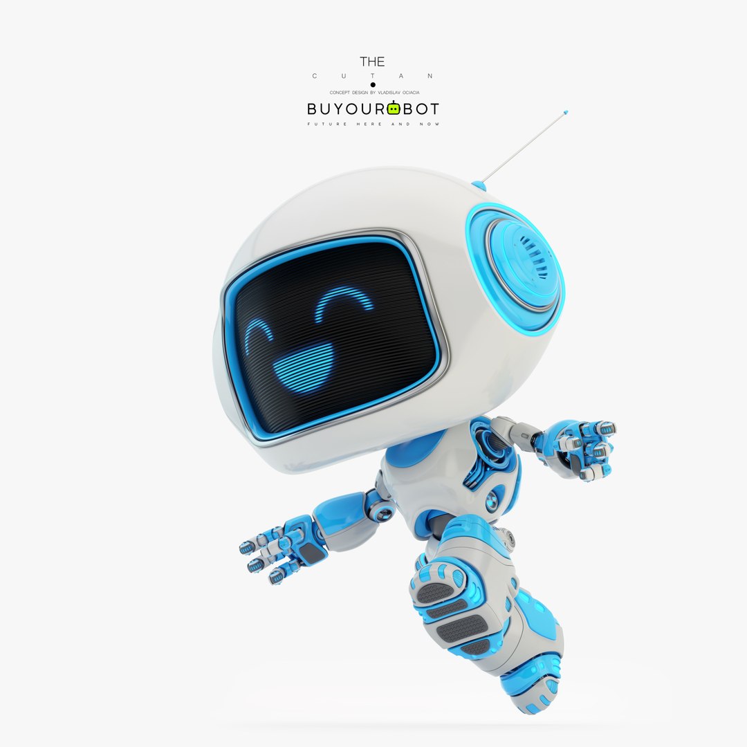 3D Model Companion Lovely Robot - TurboSquid 1473275