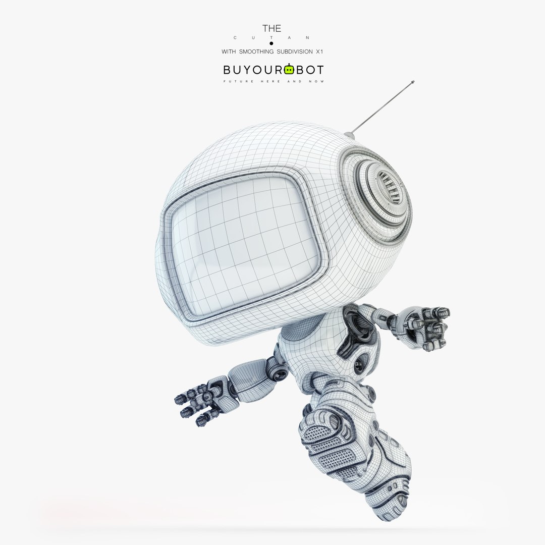 3D Model Companion Lovely Robot - TurboSquid 1473275