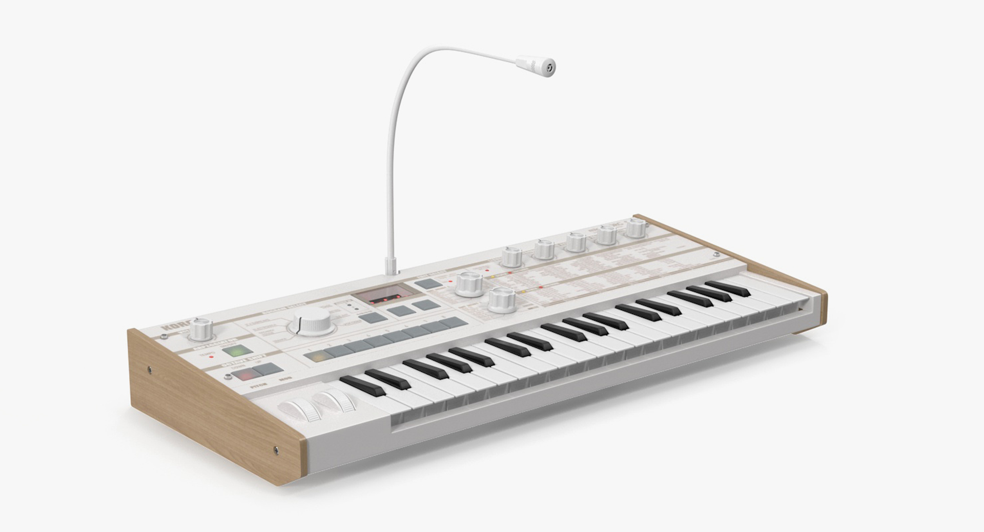 3D Korg Microkorg Synthesizer Vocoder Model - TurboSquid 1362066