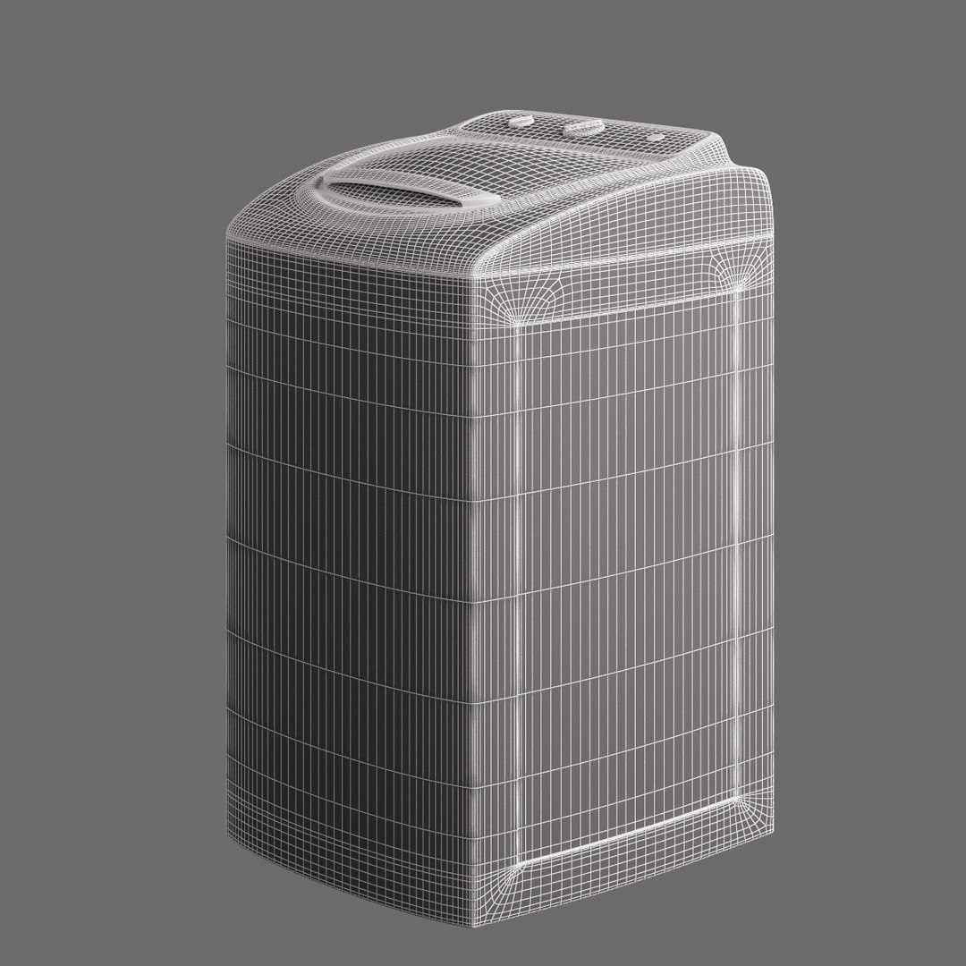 washing machine 3d model