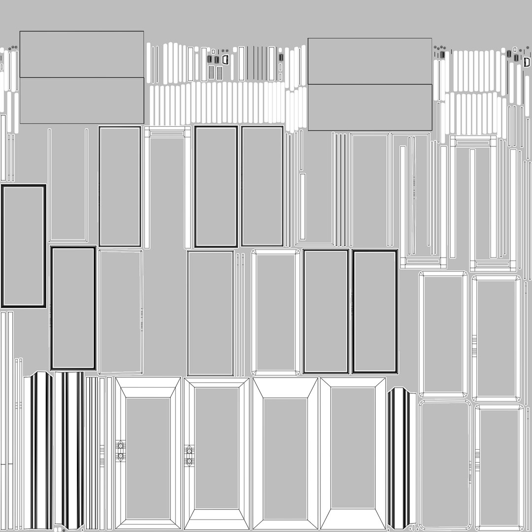 White Animated Door 3D Model VR 3D Model - TurboSquid 1928742