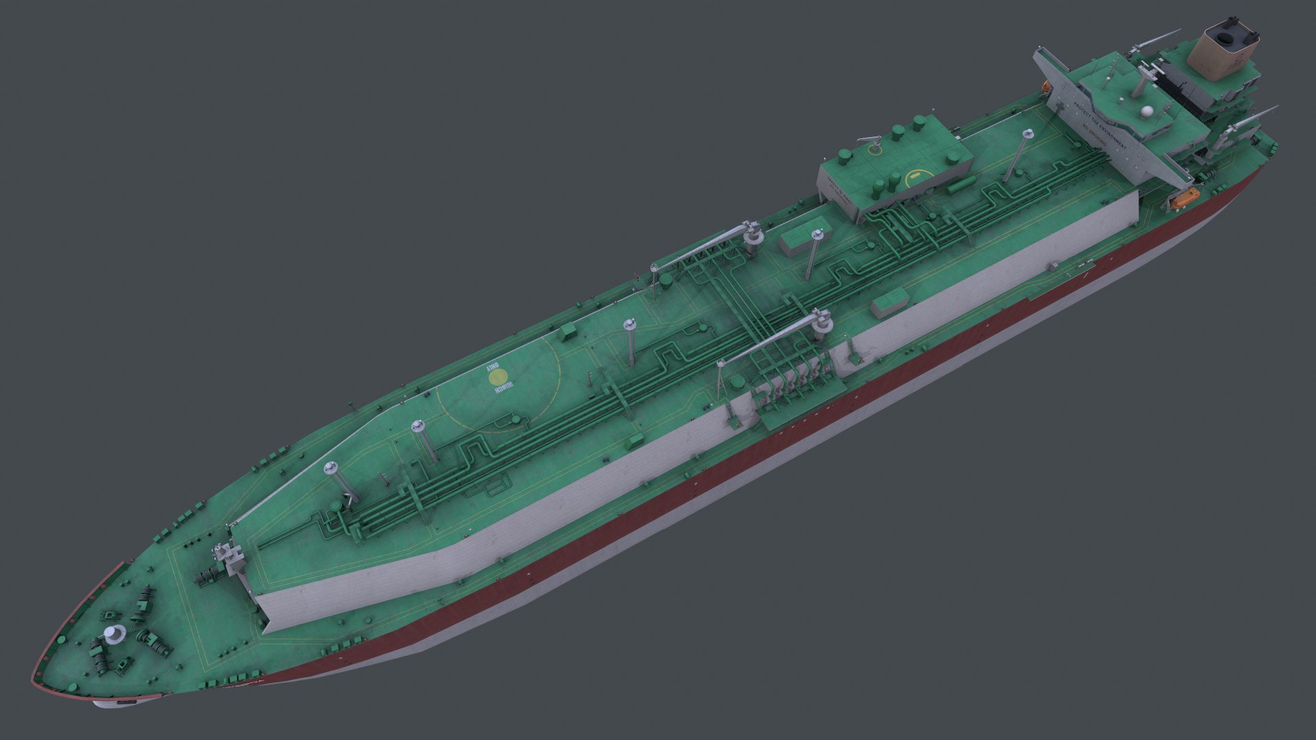 3D Model LNG Ship Real-time - TurboSquid 2290273
