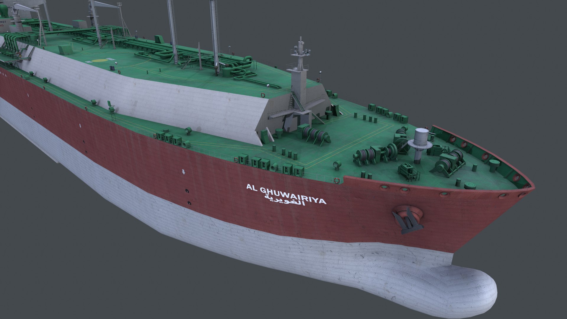 3D Model LNG Ship Real-time - TurboSquid 2290273