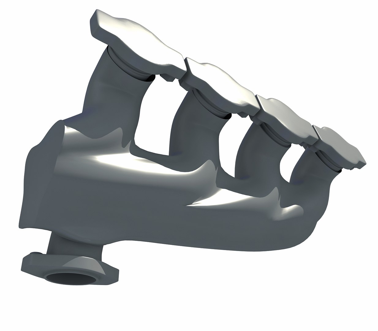 3D Engine Exhaust Manifolds Model - TurboSquid 1173286
