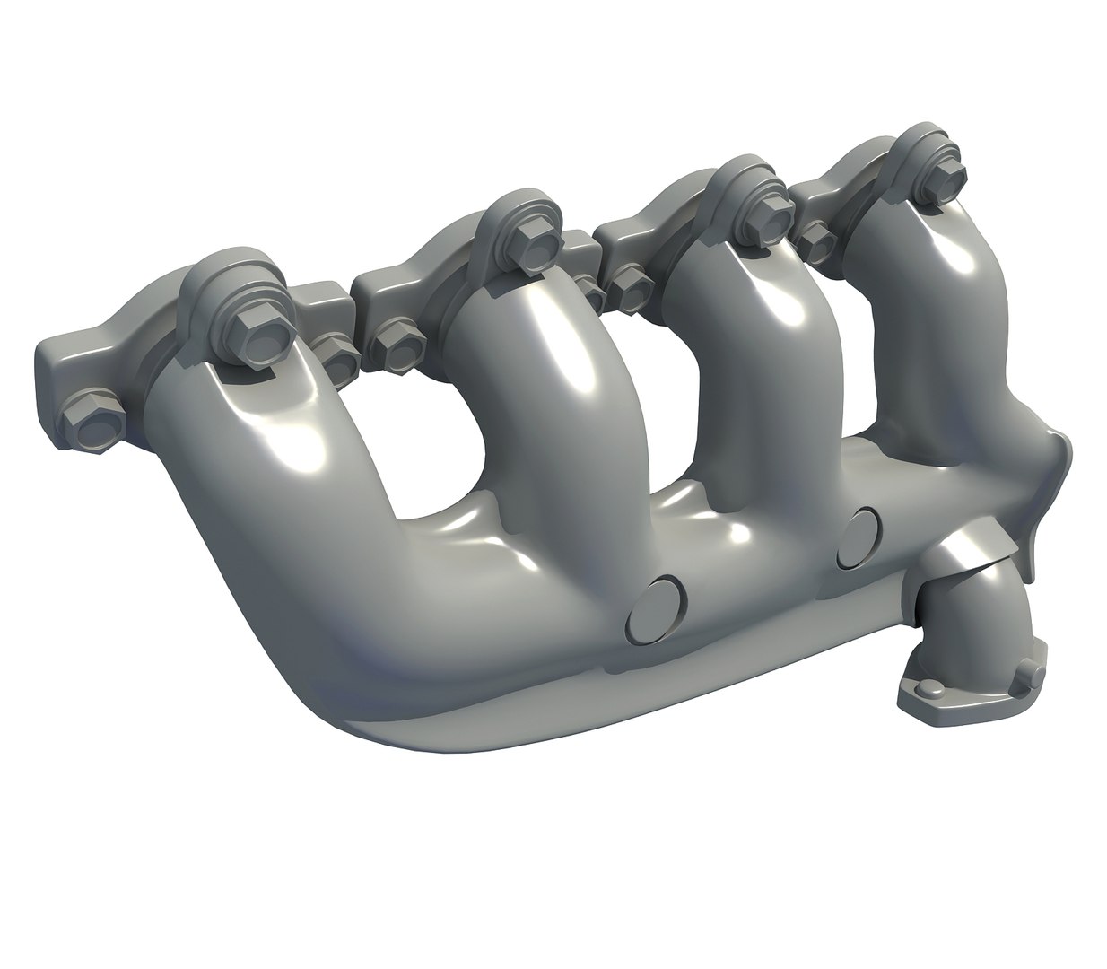 3D Engine Exhaust Manifolds Model - TurboSquid 1173286