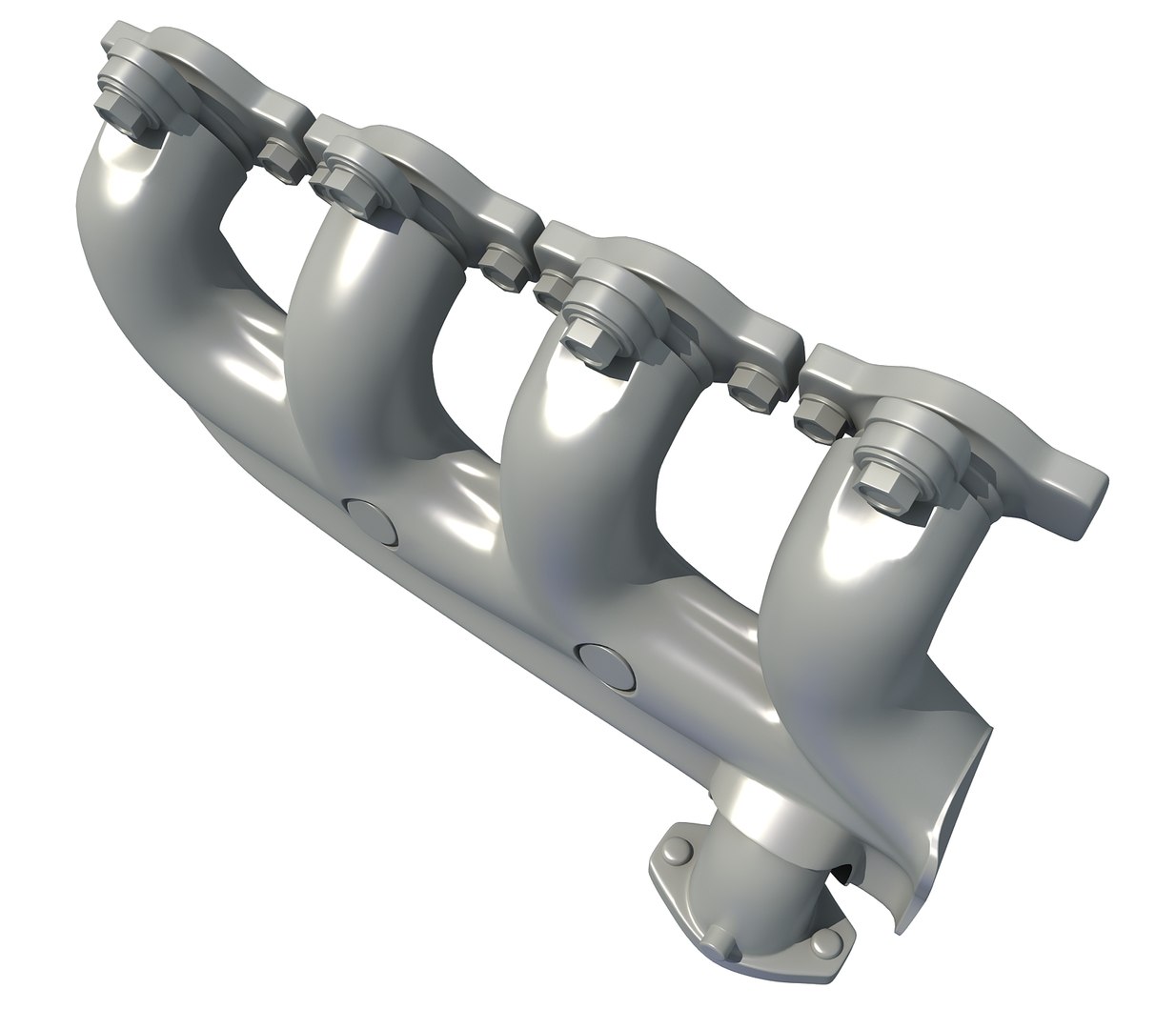 3D Engine Exhaust Manifolds Model - TurboSquid 1173286