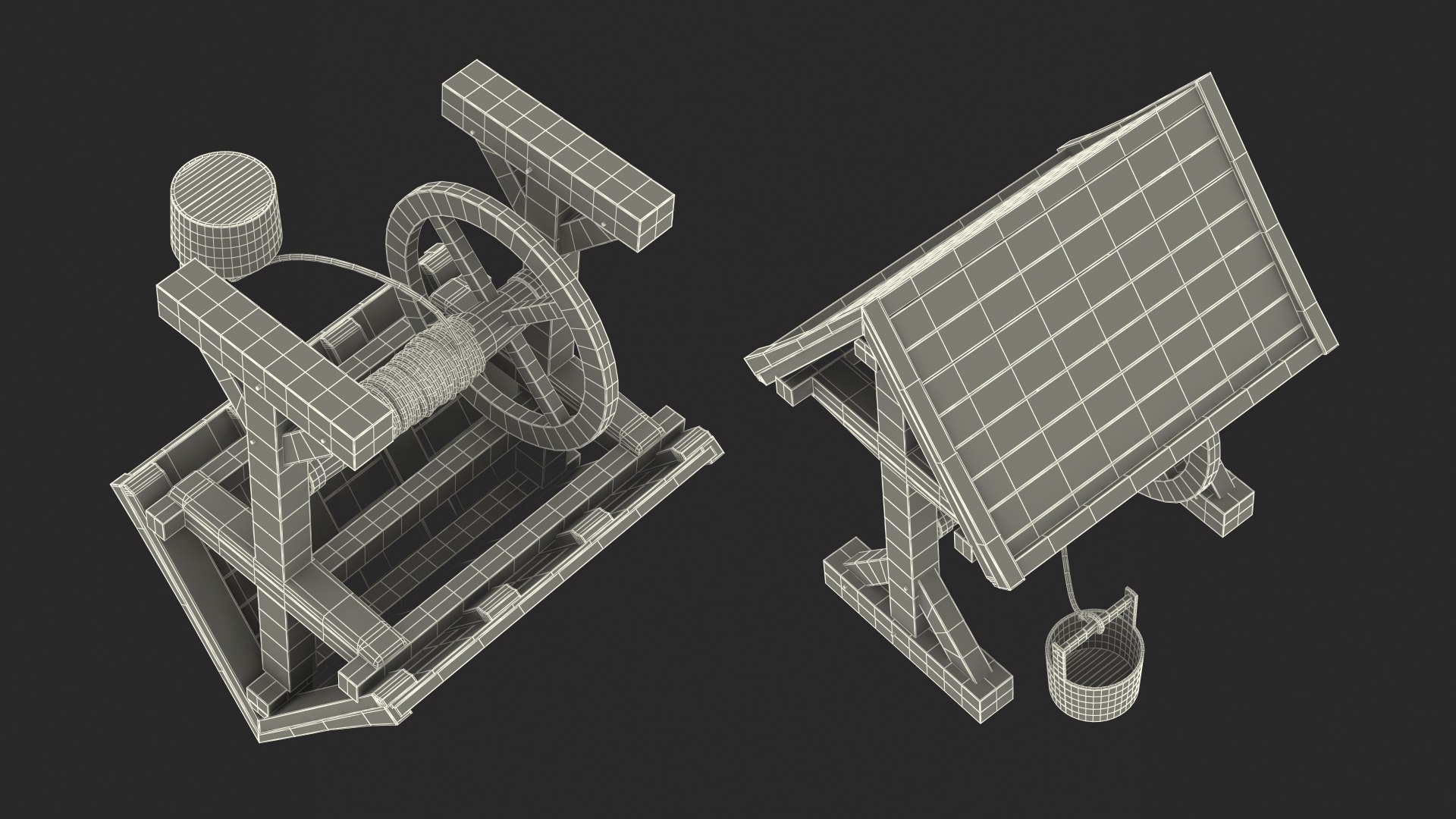 Wooden Water Model - TurboSquid 1436154