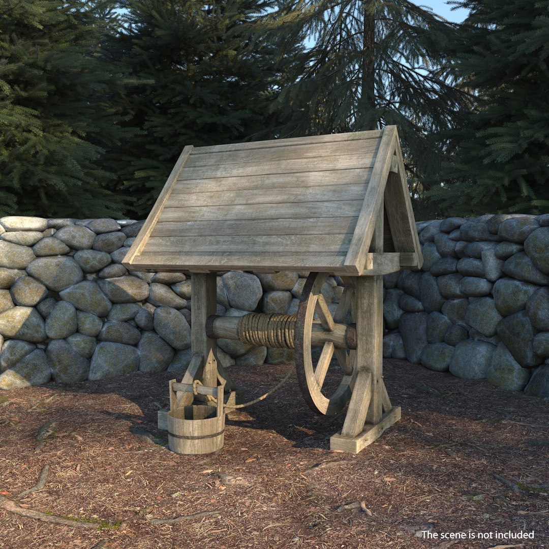 Wooden Water Model - TurboSquid 1436154