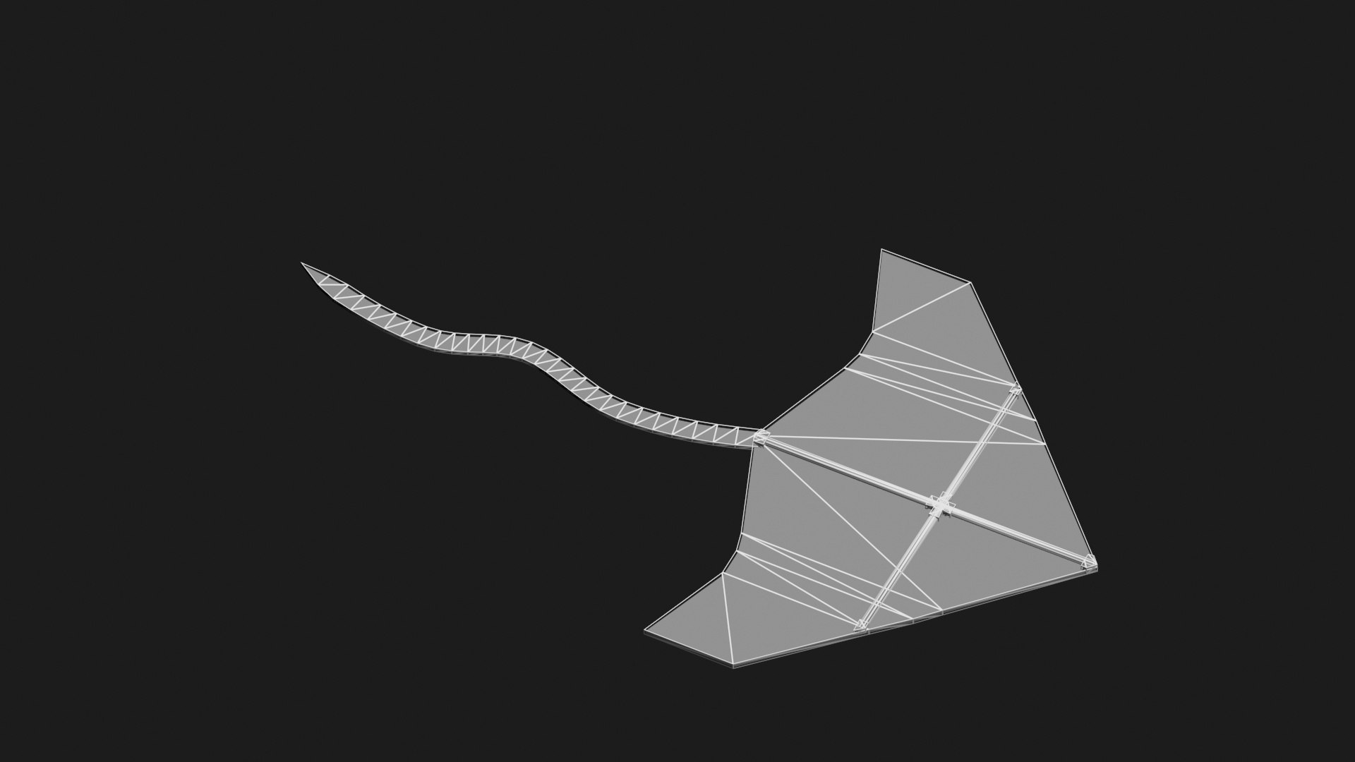 Kite Low Poly Model - TurboSquid 1925288