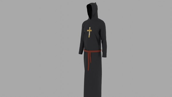 Priest Costume model - TurboSquid 1973253