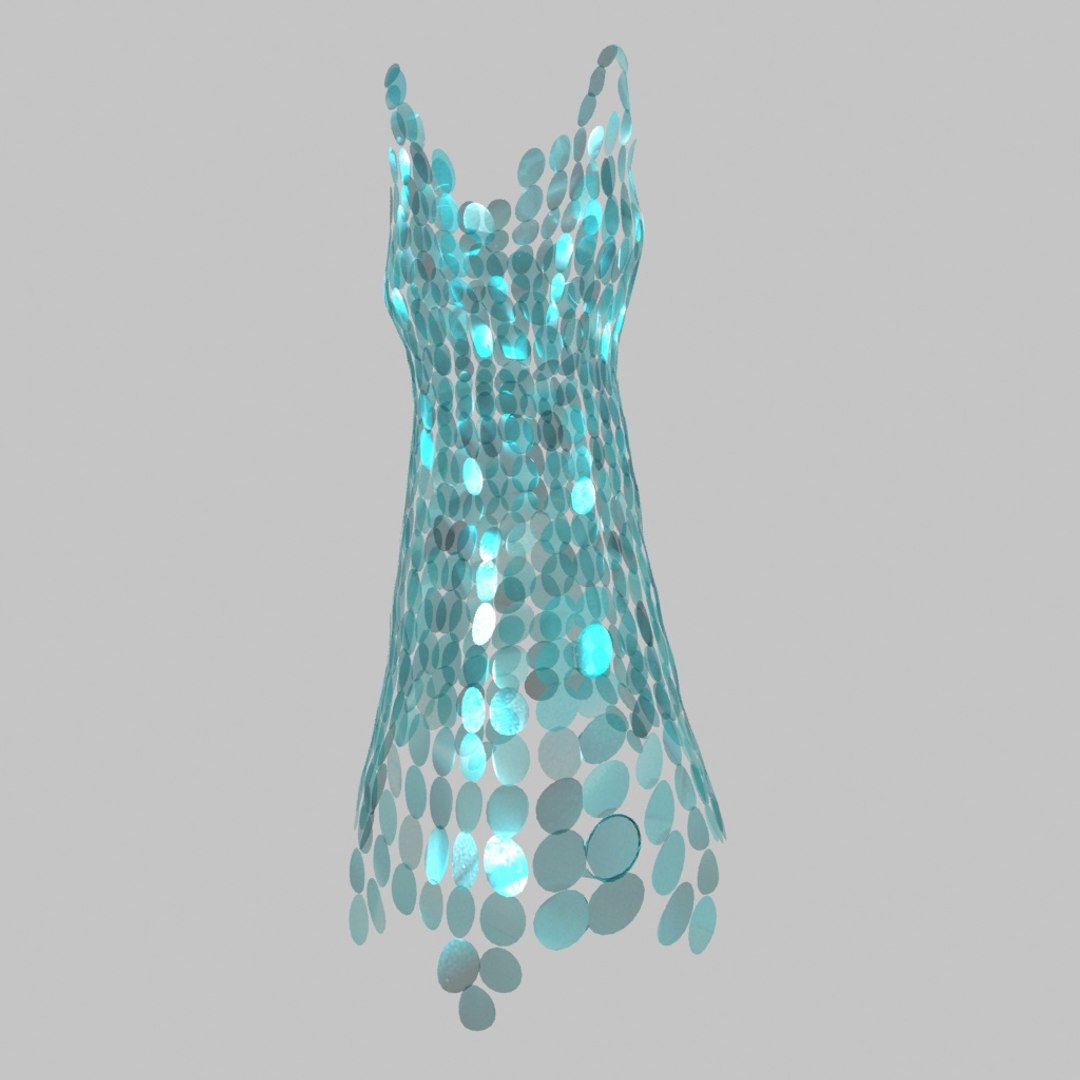 3D Shiny Dress - TurboSquid 1483583