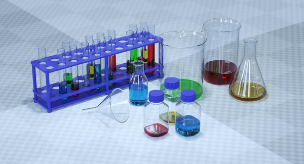 Lab glassware 3D model - TurboSquid 1337891