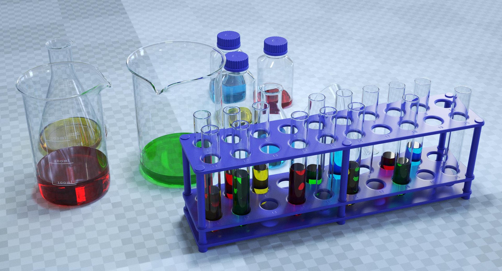 Lab Glassware 3D Model - TurboSquid 1337891