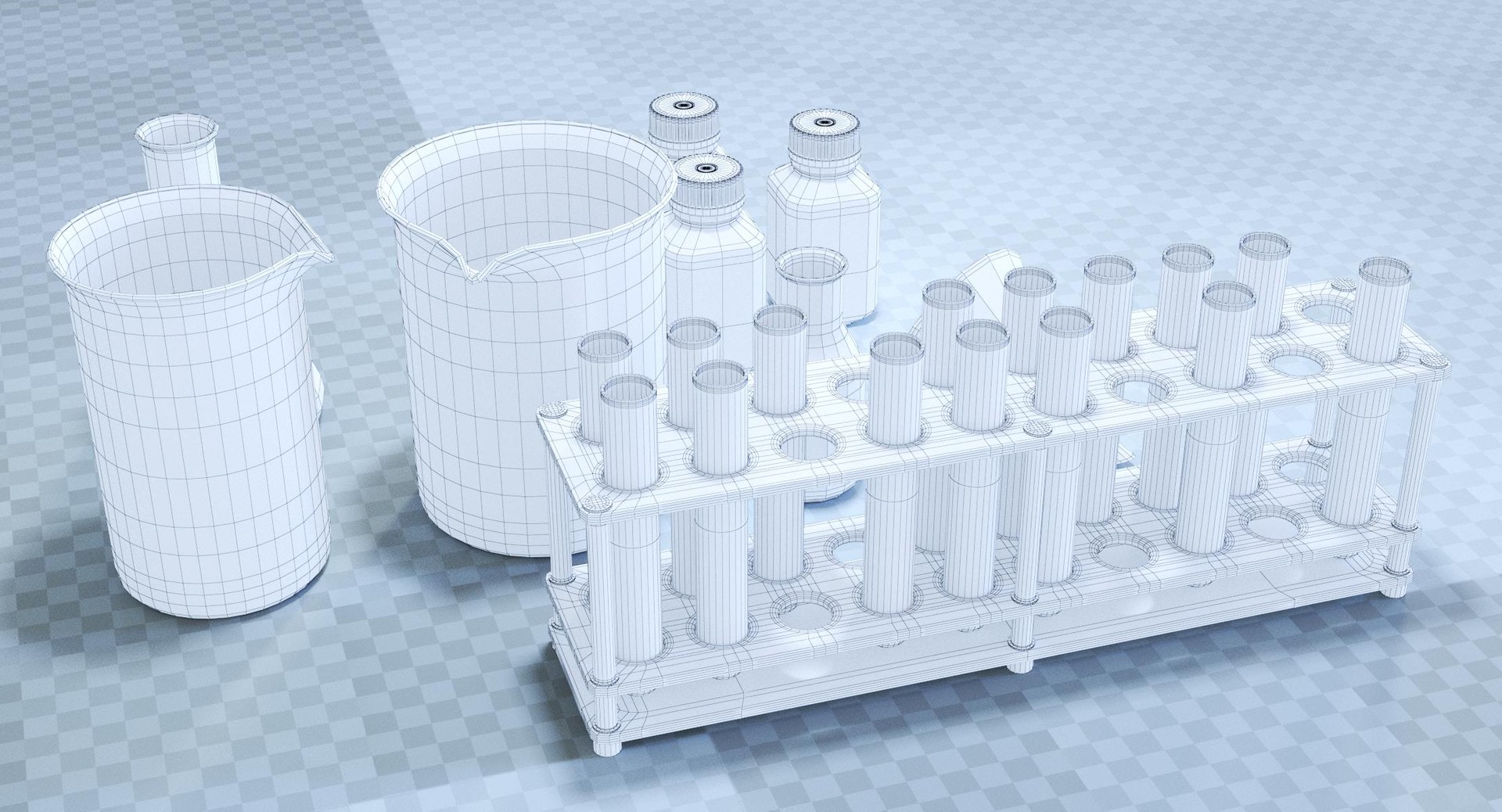 Lab Glassware 3D Model - TurboSquid 1337891