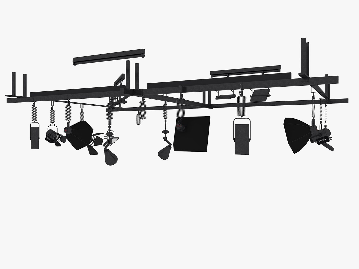 Light Ceiling Rail 3D Model - TurboSquid 2084714