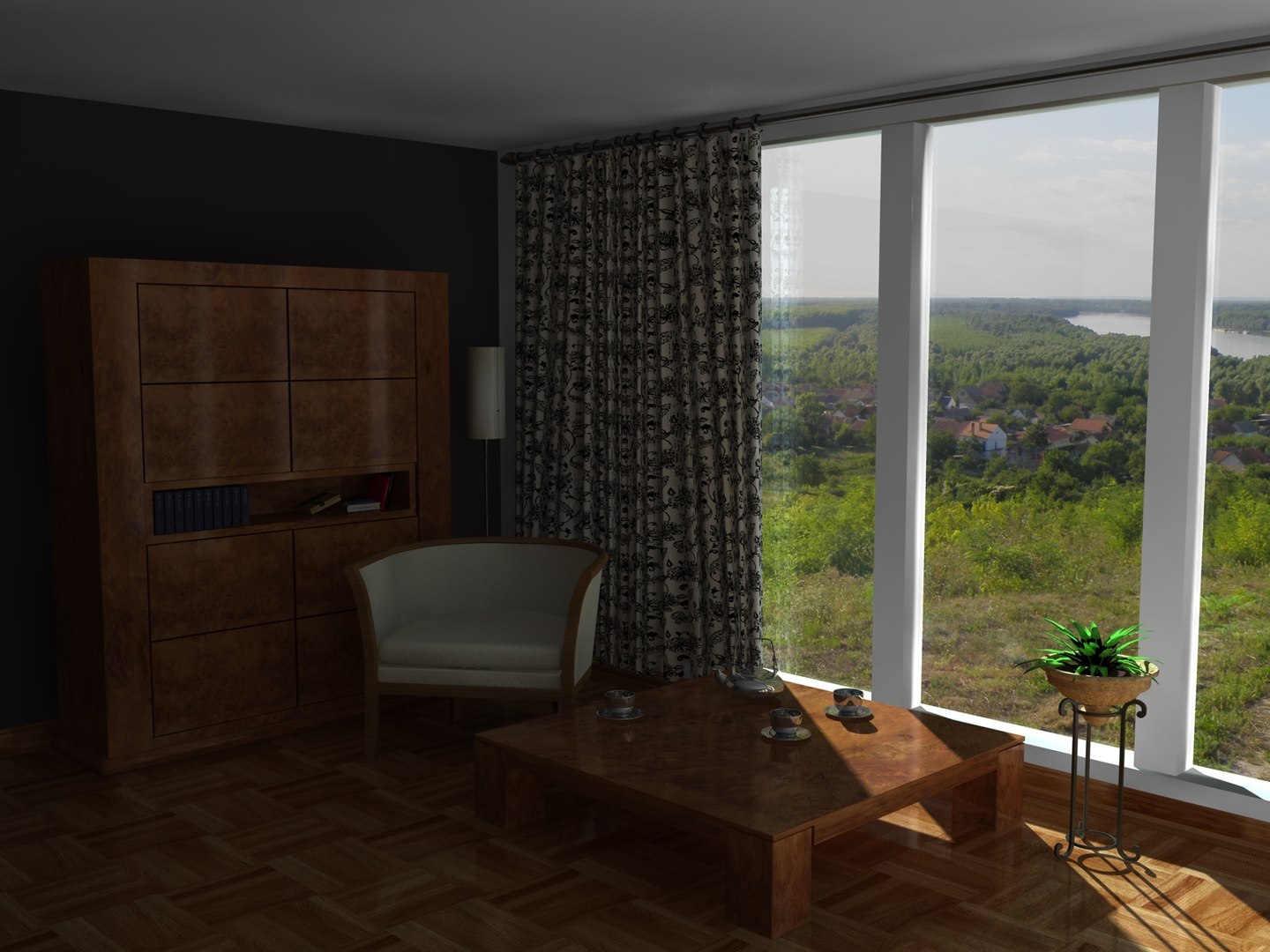 Simple Interior 3d C4d
