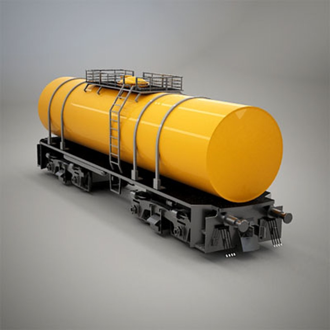 3d model tank railroad car