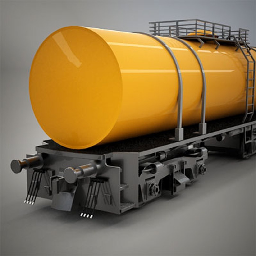 3d model tank railroad car