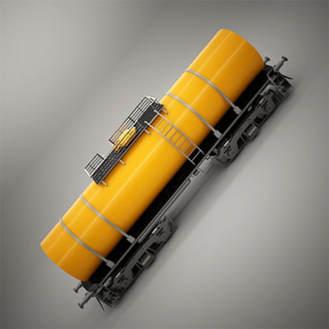 3d model tank railroad car