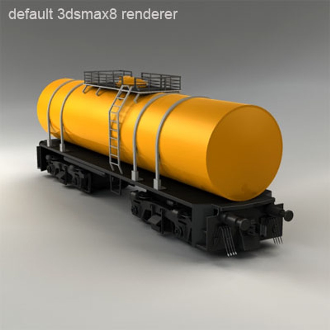 3d model tank railroad car