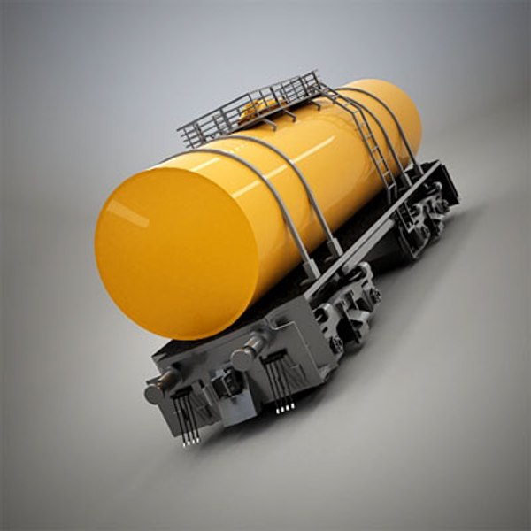 3d model tank railroad car