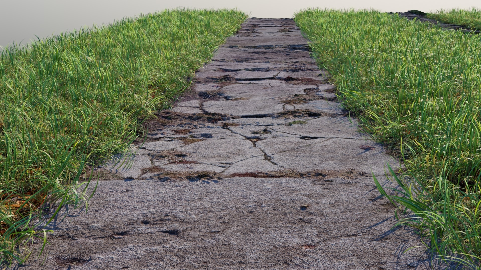 Tileable Photorealistic Sidewalks - 2-Pack B -- With 16 Bit Height Maps ...