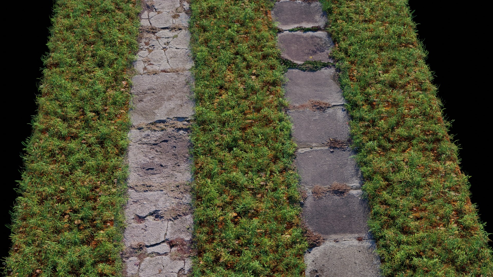 Tileable Photorealistic Sidewalks - 2-Pack B -- With 16 Bit Height Maps ...