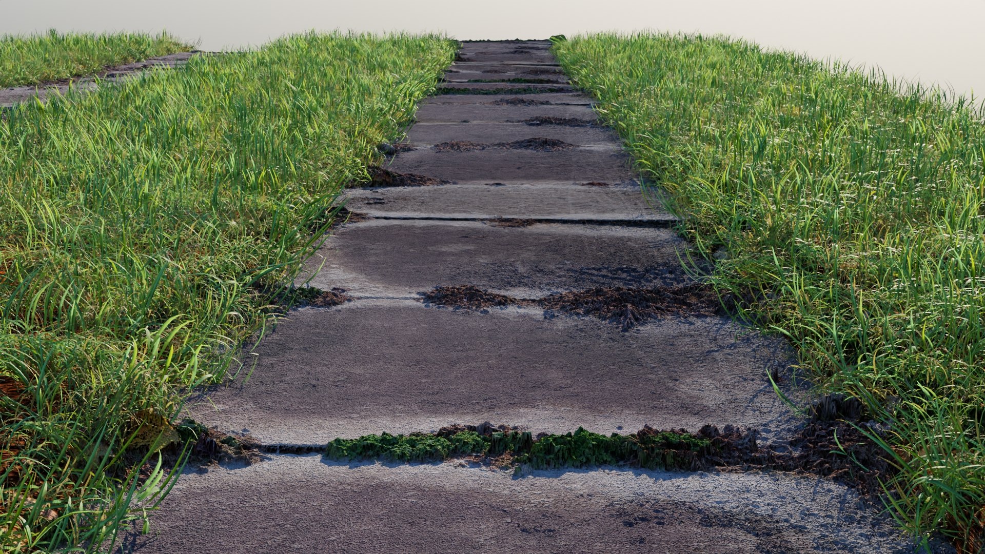 Tileable Photorealistic Sidewalks - 2-Pack B -- With 16 Bit Height Maps ...