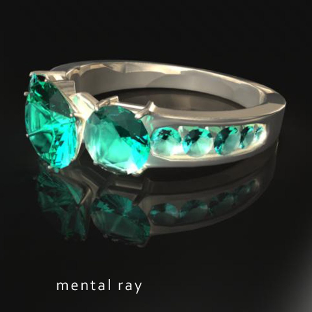 3d Model Silver Ring