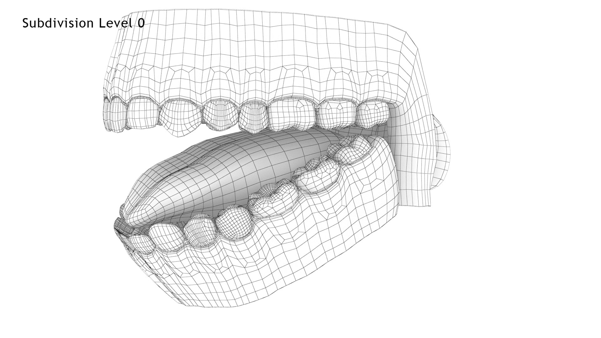 Realistic Human Mouth Rig 3D model - TurboSquid 1899542