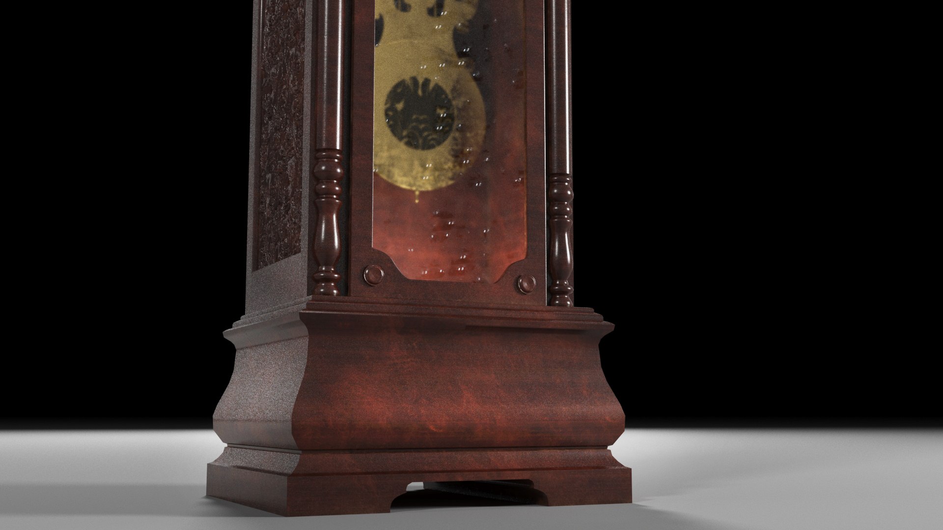 3D Grandfather Clock - TurboSquid 1896221