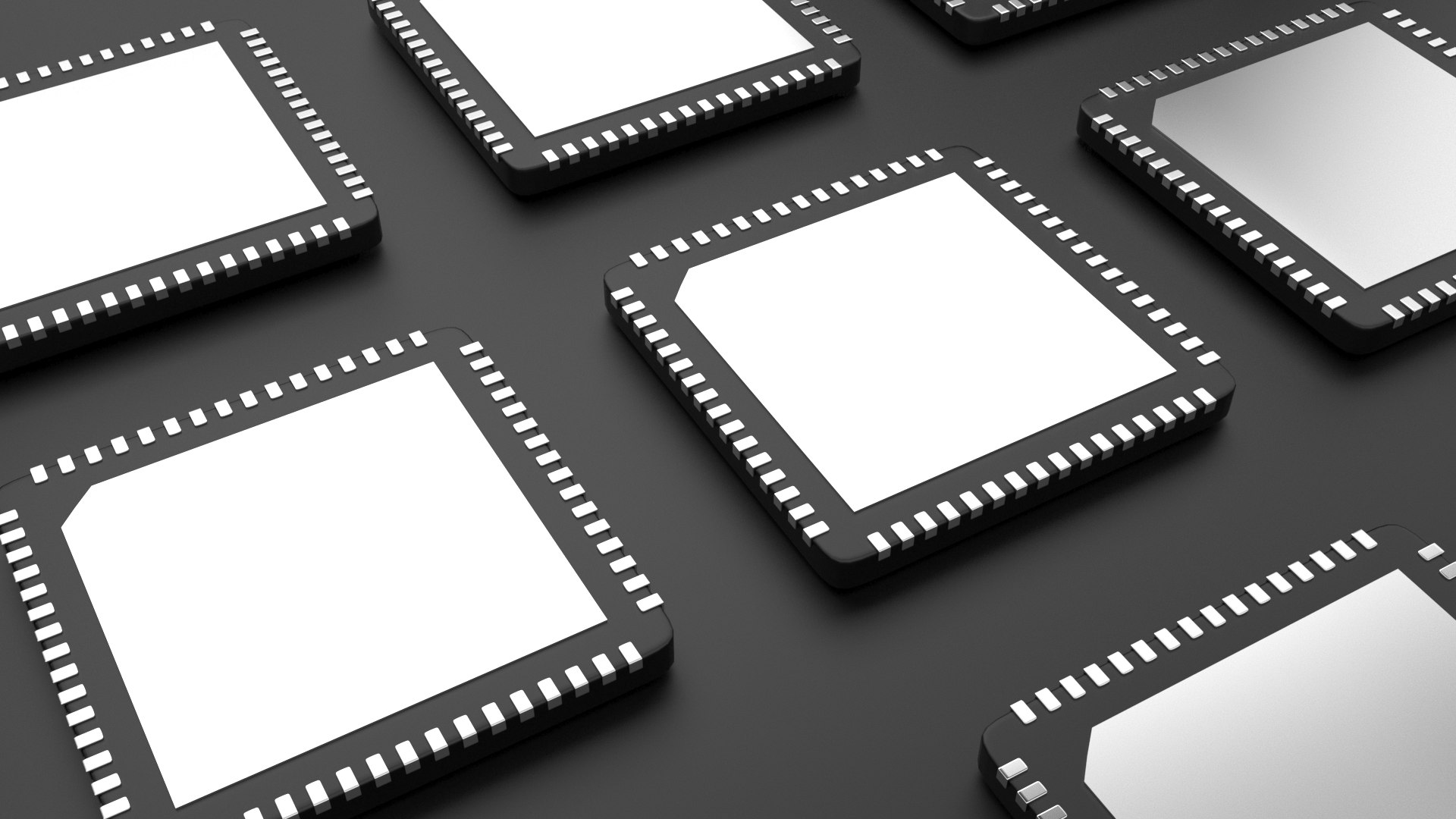 3D QFN-64 Chip - TurboSquid 2285150