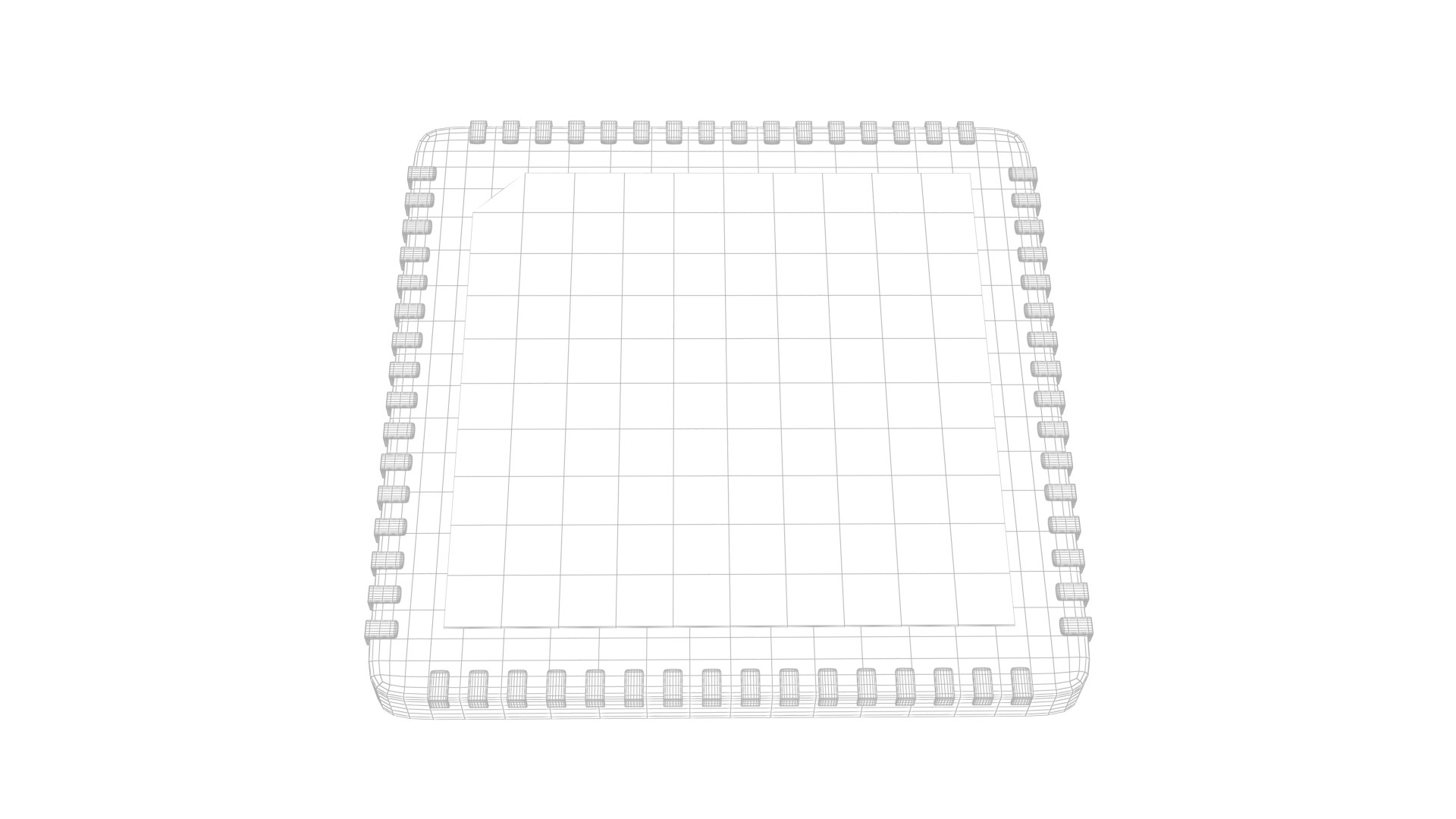 3D QFN-64 Chip - TurboSquid 2285150