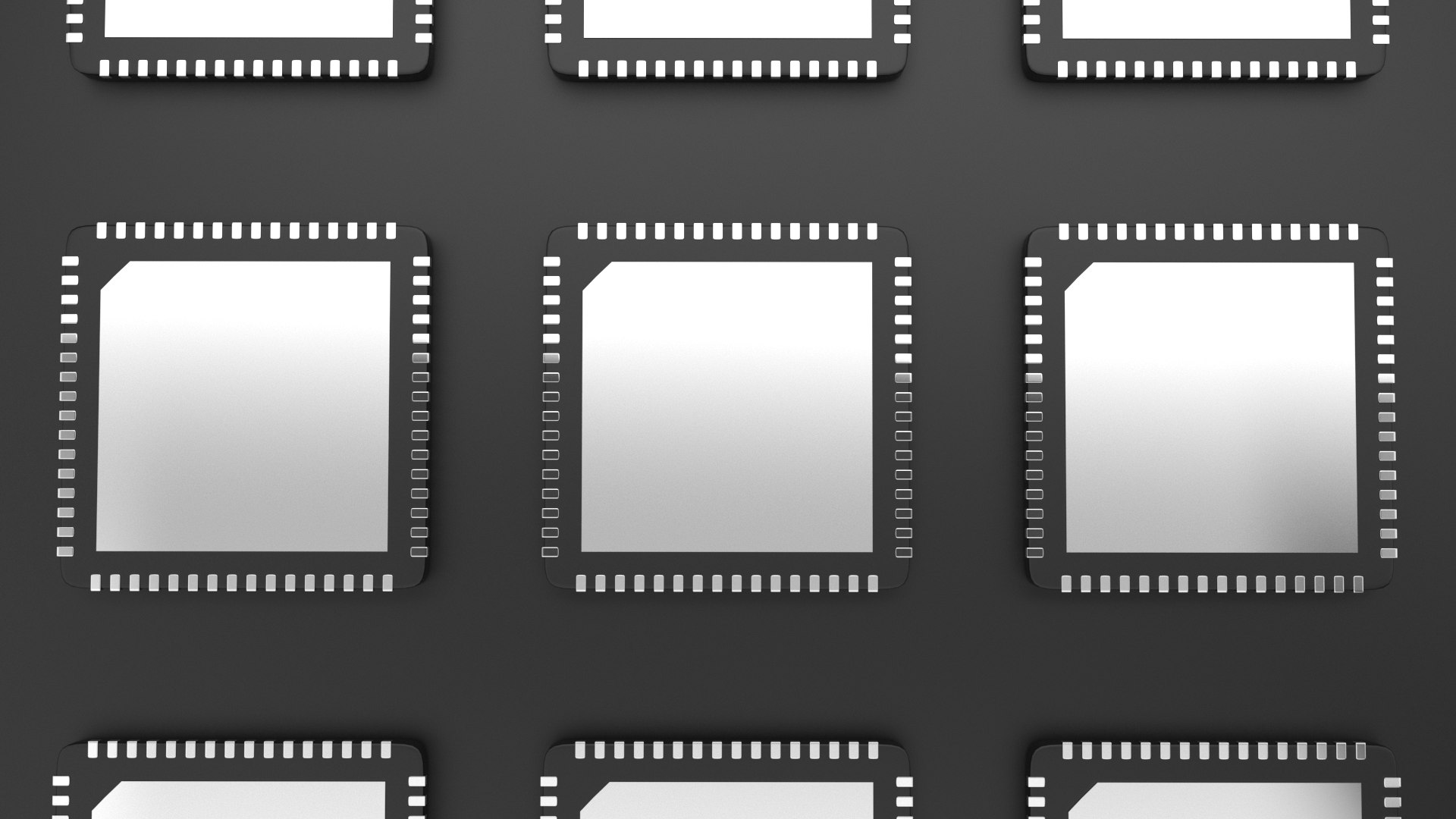 3D QFN-64 Chip - TurboSquid 2285150