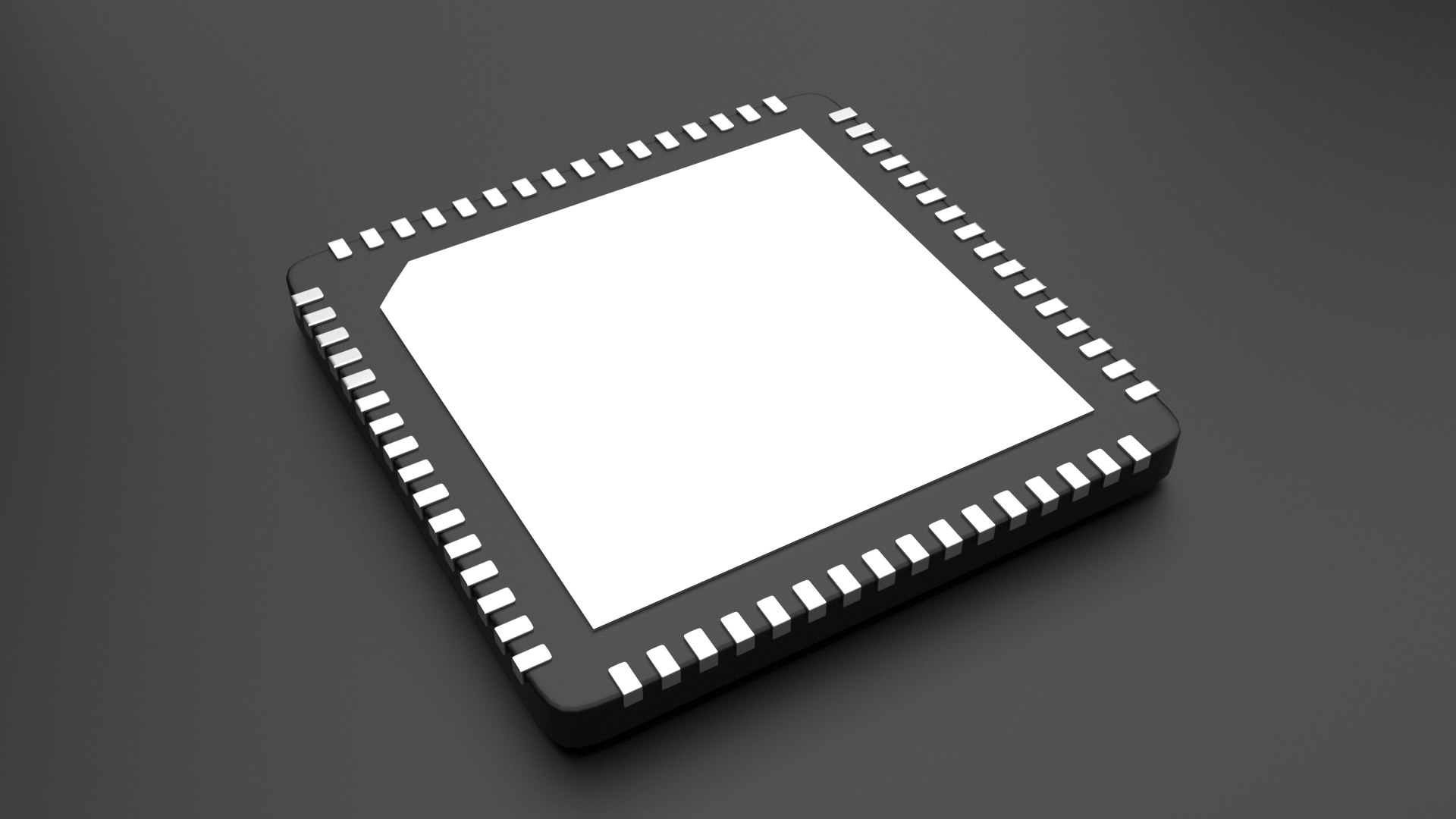 3D QFN-64 Chip - TurboSquid 2285150