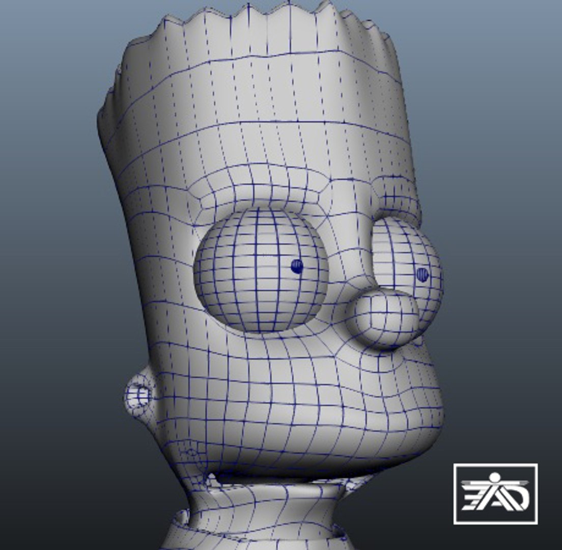 3d Bart Simpson