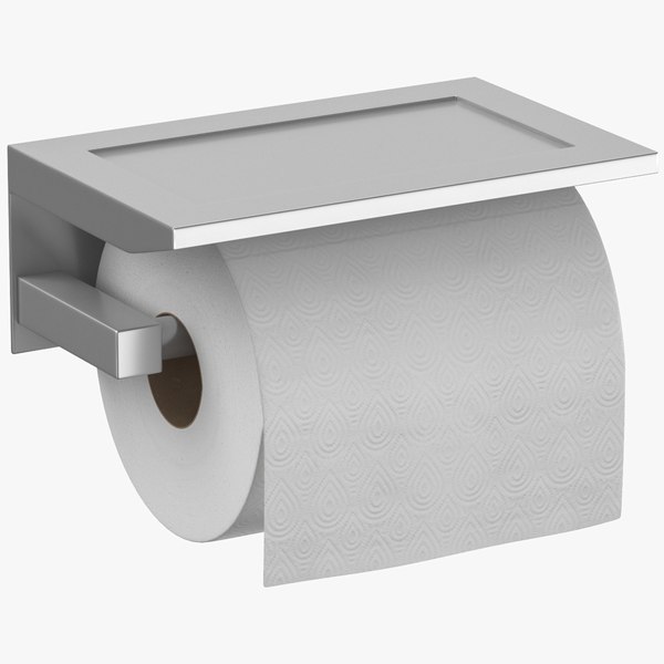 Toilet paper holder model - TurboSquid 1217235