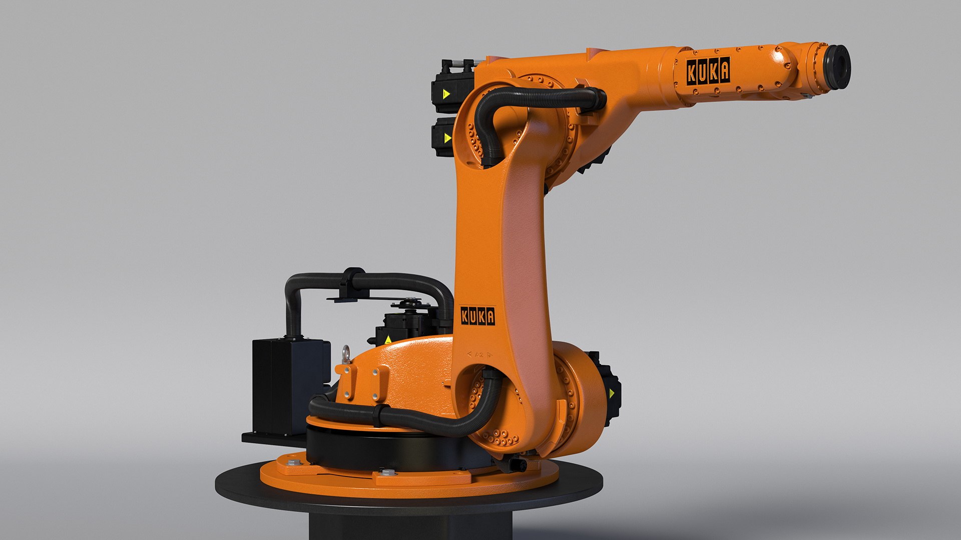 3D Industrial Robot Arm Kuka KR 60-4 On Stand - TurboSquid 2243147