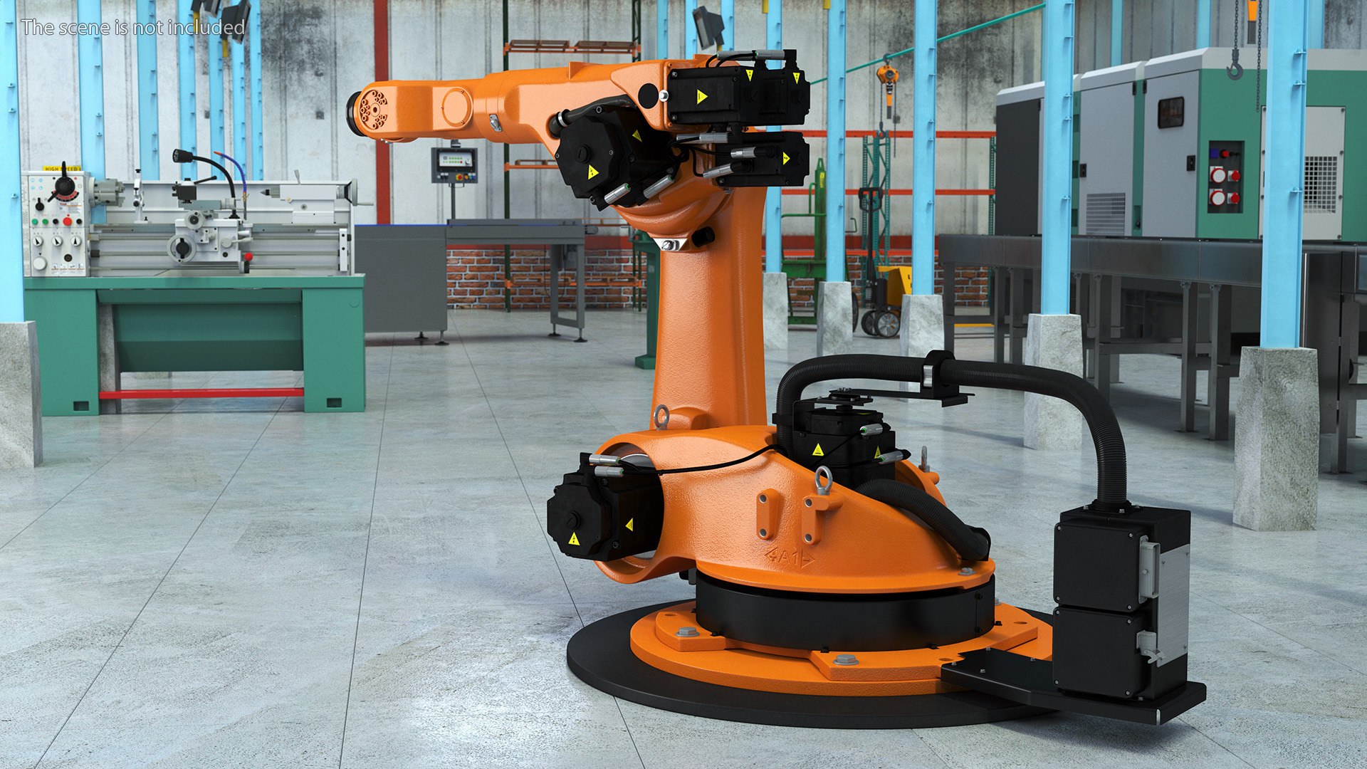 3D Industrial Robot Arm Kuka KR 60-4 On Stand - TurboSquid 2243147