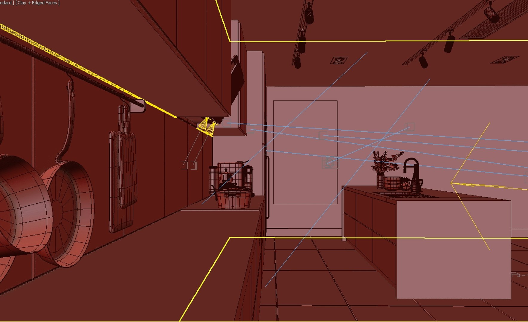 Modern Kitchen Interior Model - TurboSquid 1839106