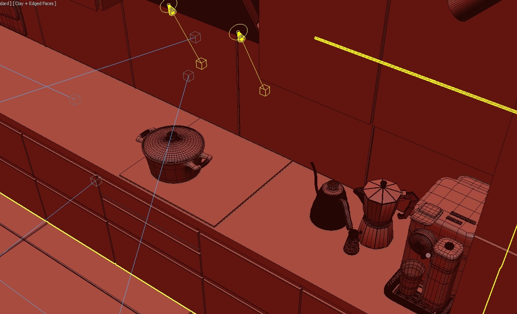 Modern Kitchen Interior Model - TurboSquid 1839106