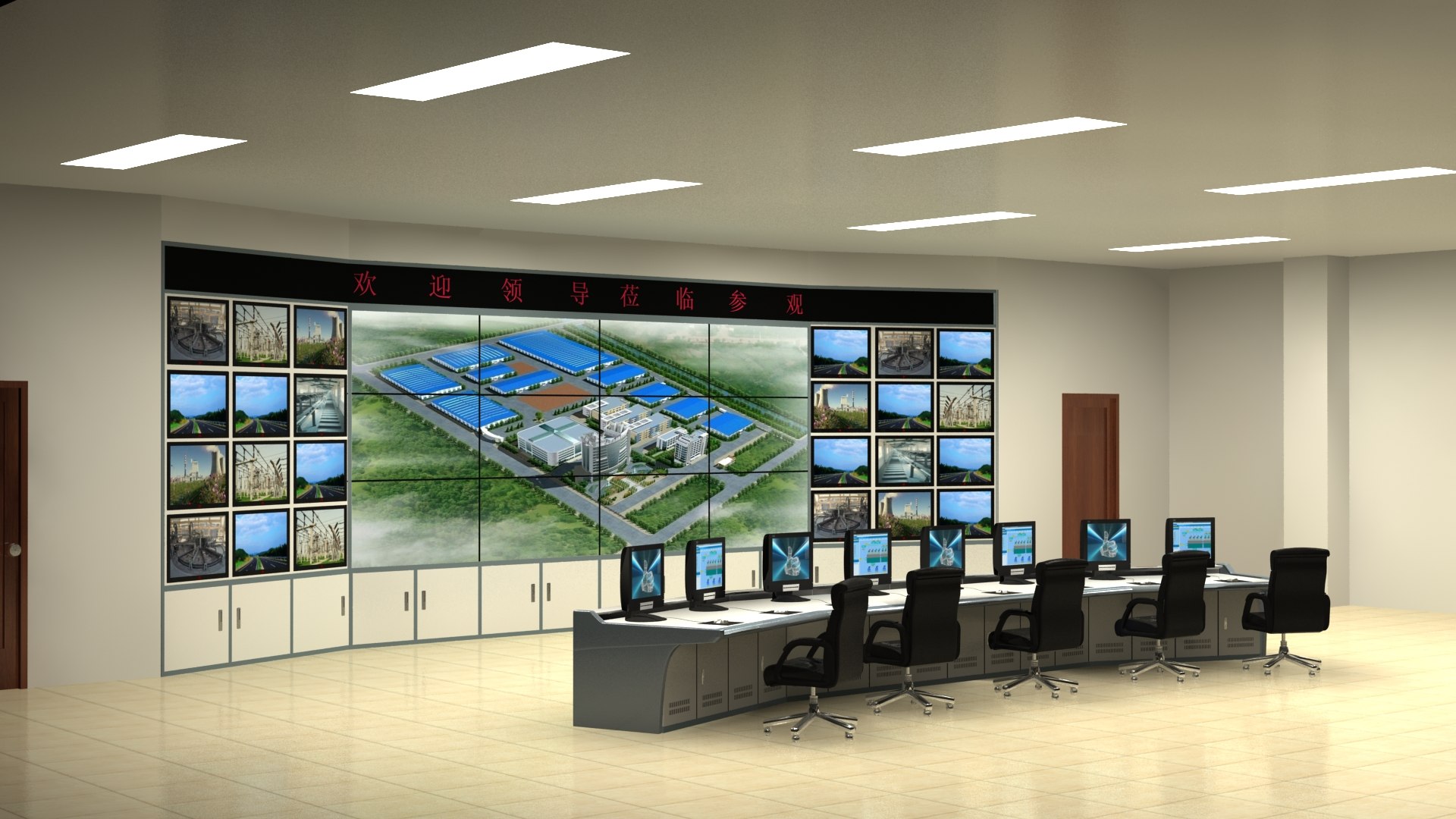 Control Room 3D Model - TurboSquid 1964535