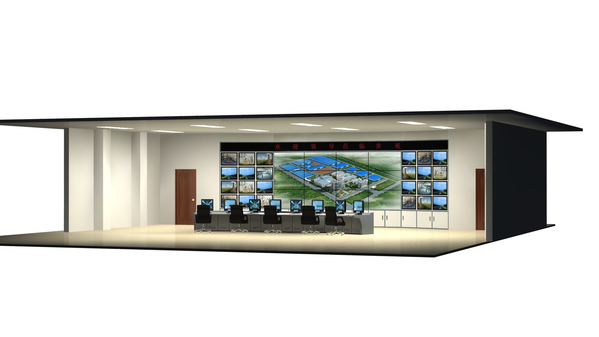 Control Room 3D Model - TurboSquid 1964535