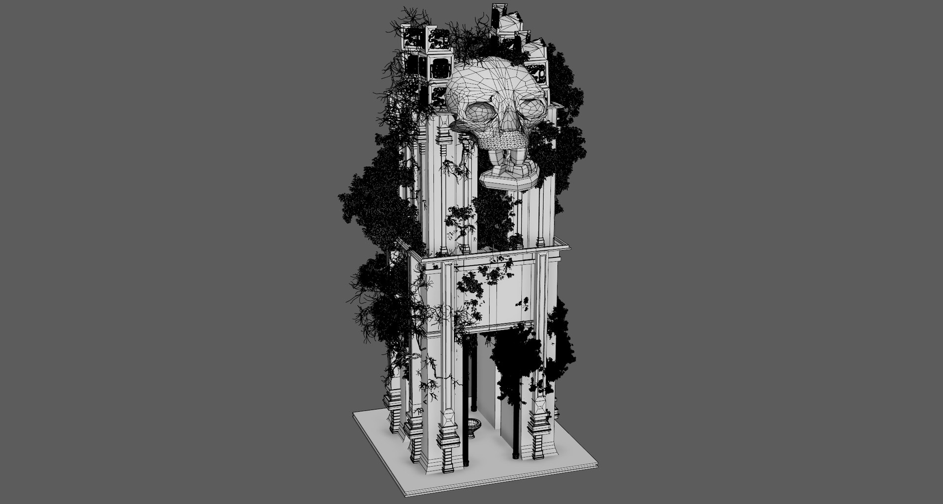 3D Lost Temple - TurboSquid 2172146