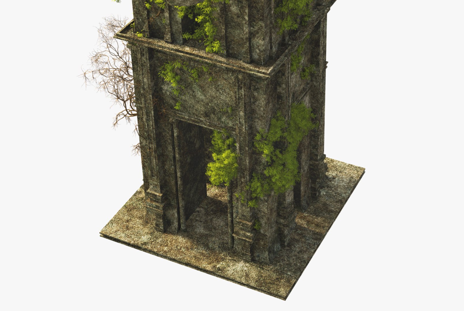 3D Lost Temple - TurboSquid 2172146