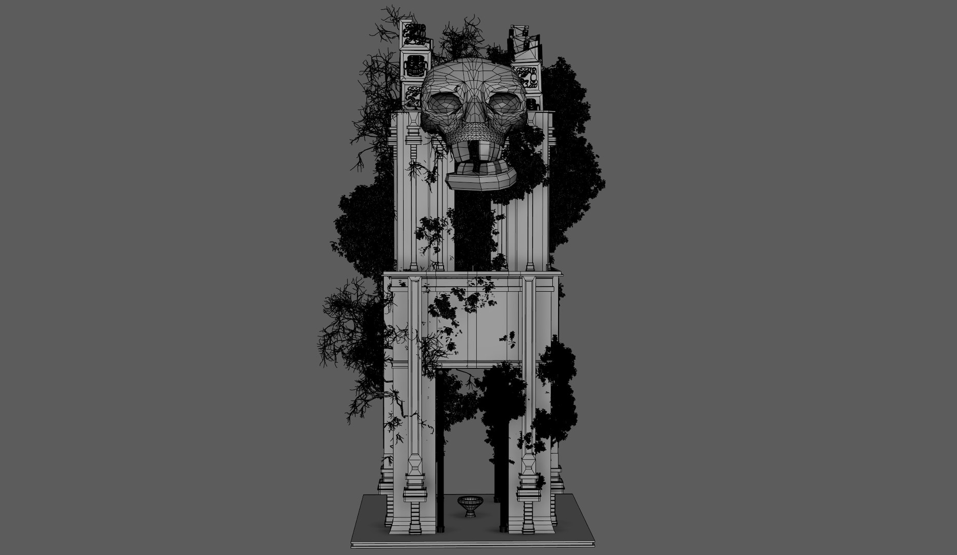 3D Lost Temple - TurboSquid 2172146