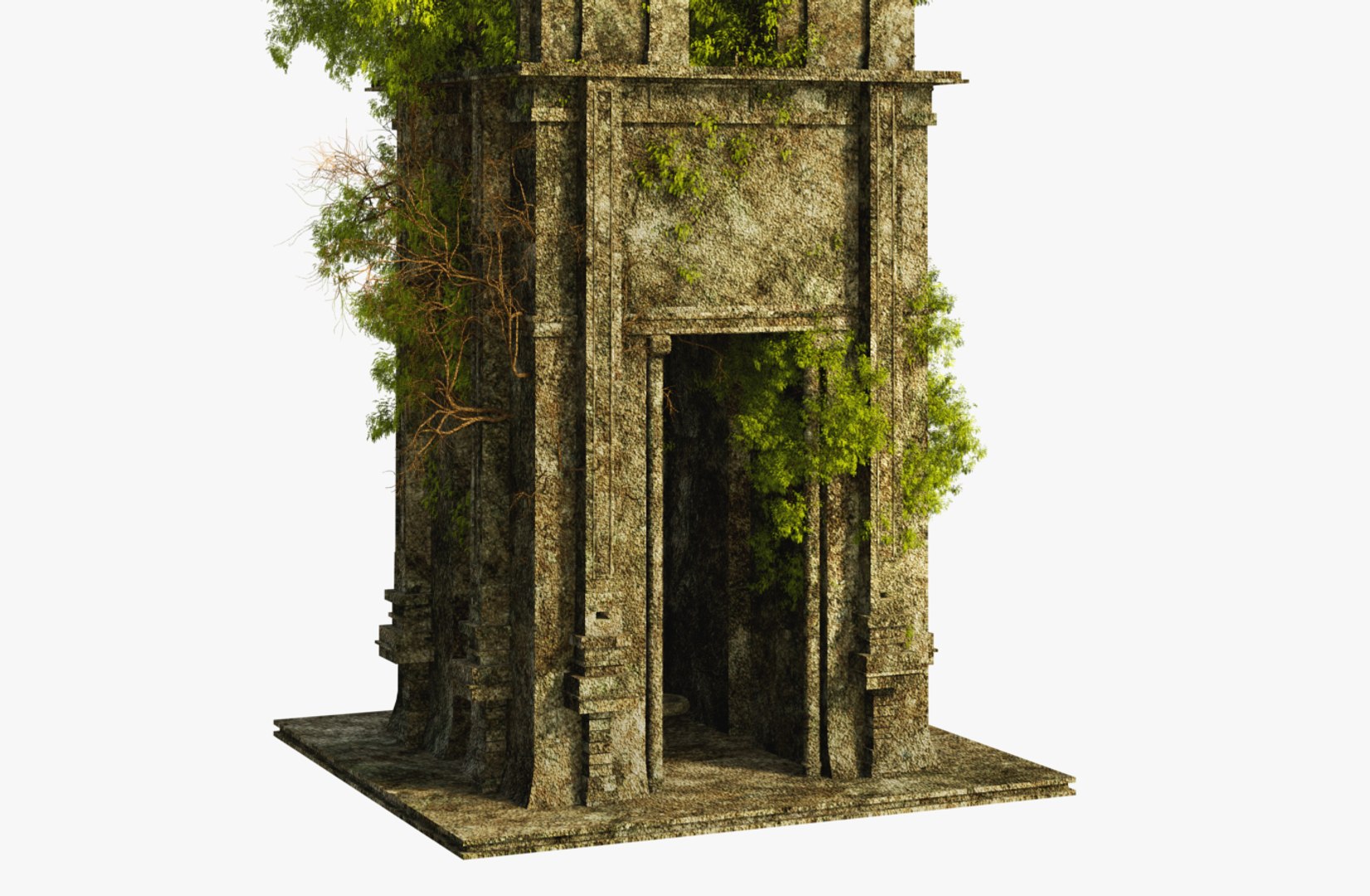 3D Lost Temple - TurboSquid 2172146