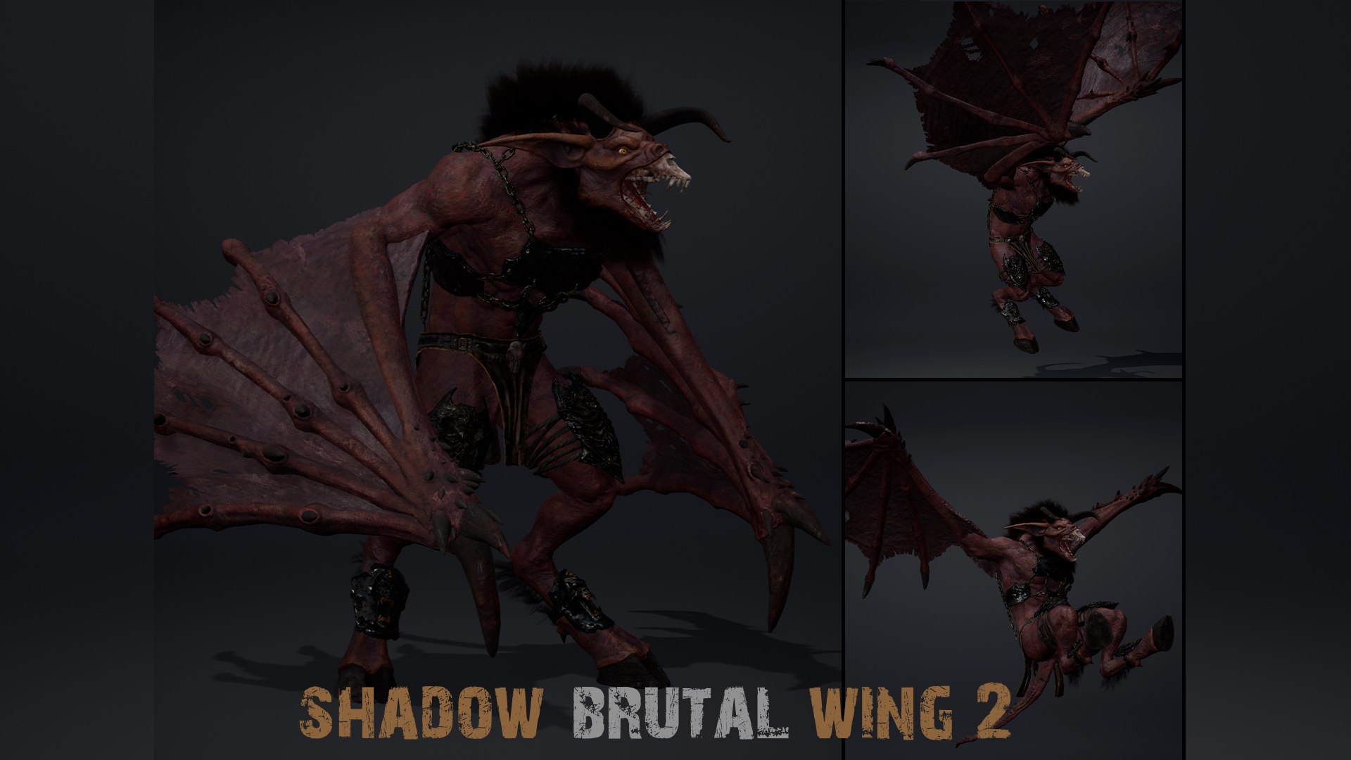 3D Shadow Brutal Wing2 Model - TurboSquid 2321128