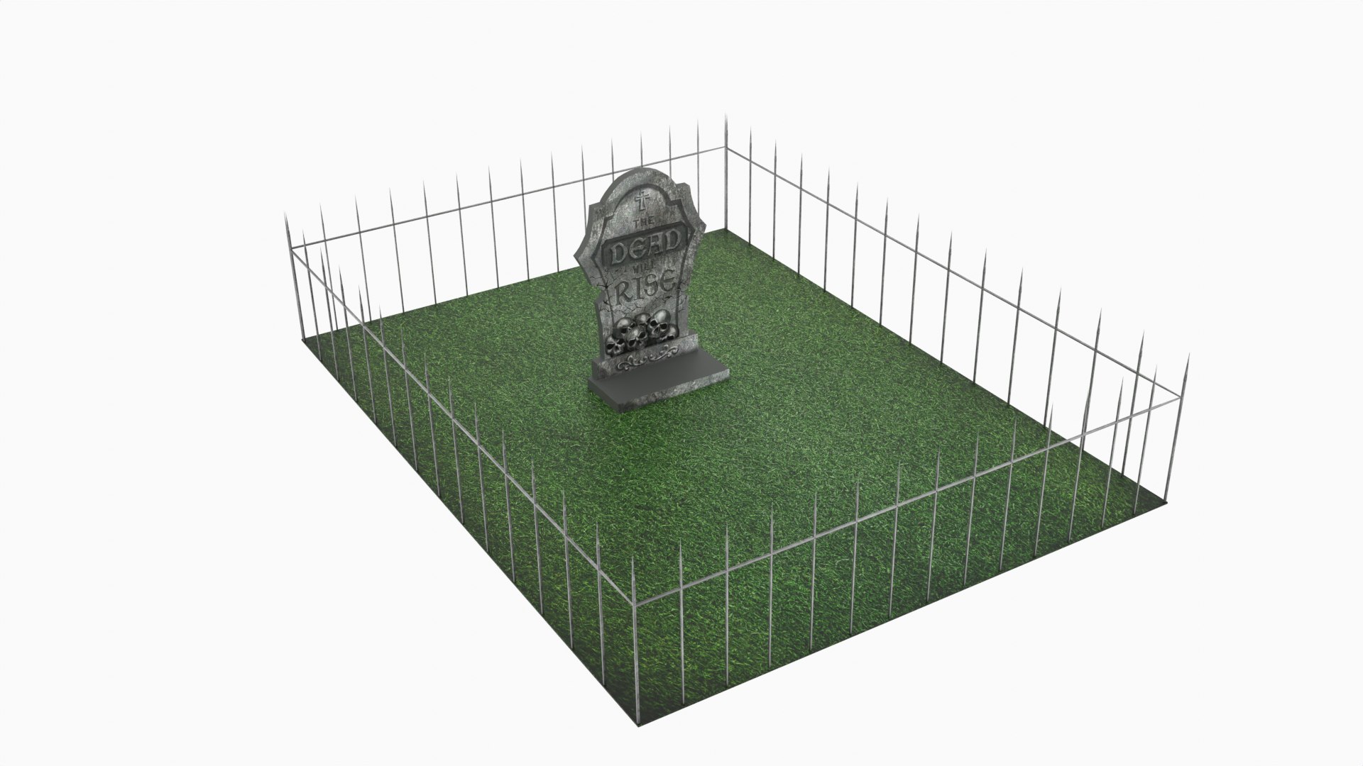 Graveyard 3D - TurboSquid 2130158